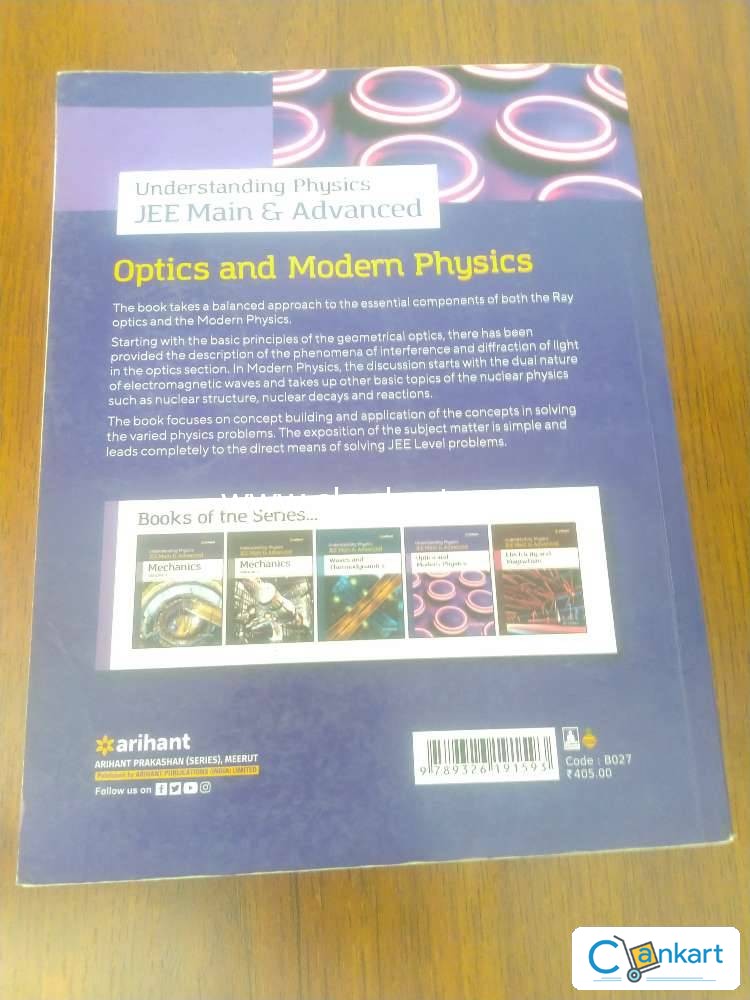 Buy 'Understanding Physics For JEE Main And Advanced Optics And Modern ...