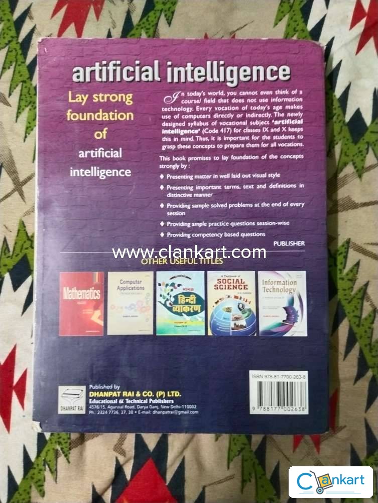 Buy 'A Textbook Of Artificial Intelligence For Class 9 - Examiantion 2022-2023' Book In ...
