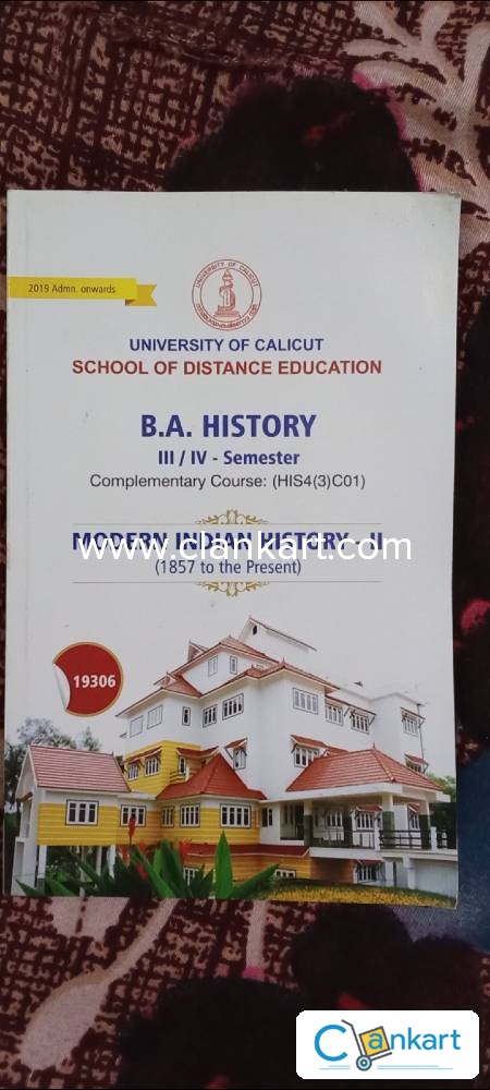 Buy 'Modern Indian History 2' Book In Excellent Condition At Clankart.com
