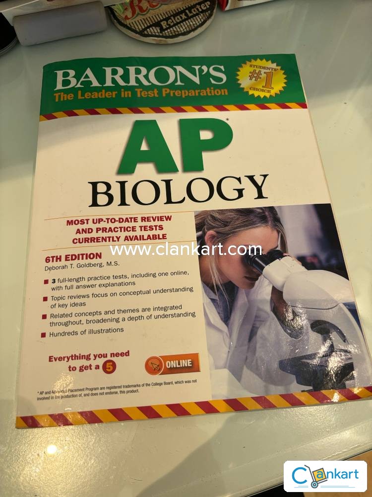Buy 'Barron's AP Biology' Book In Excellent Condition At Clankart.com
