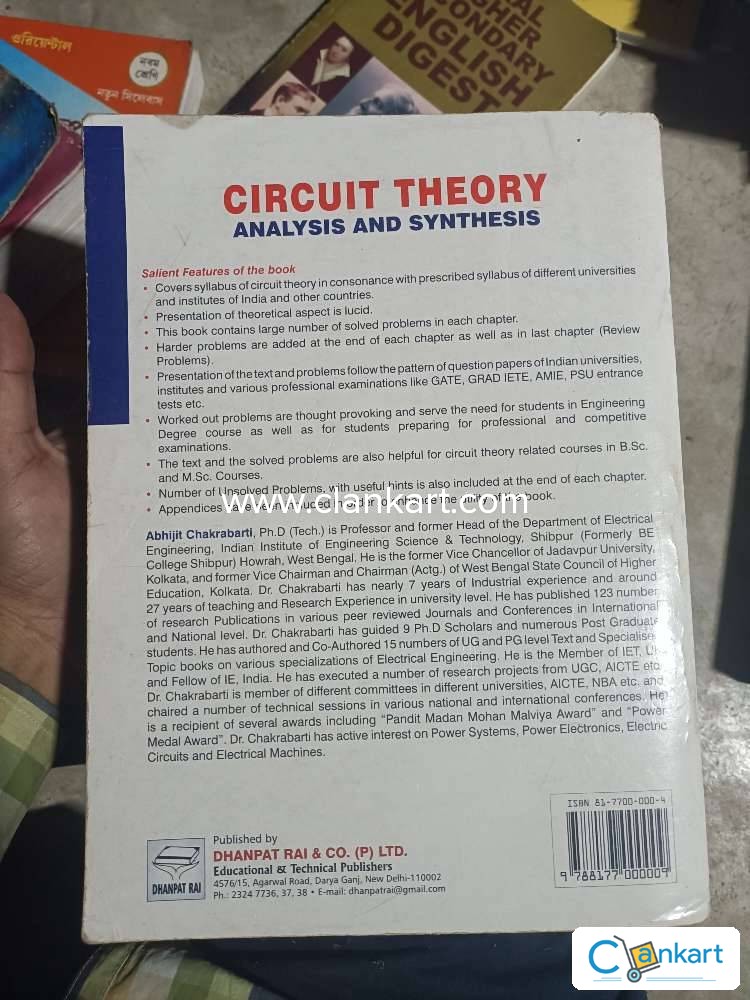 Buy 'Circuit Theory' Book In Excellent Condition At Clankart.com