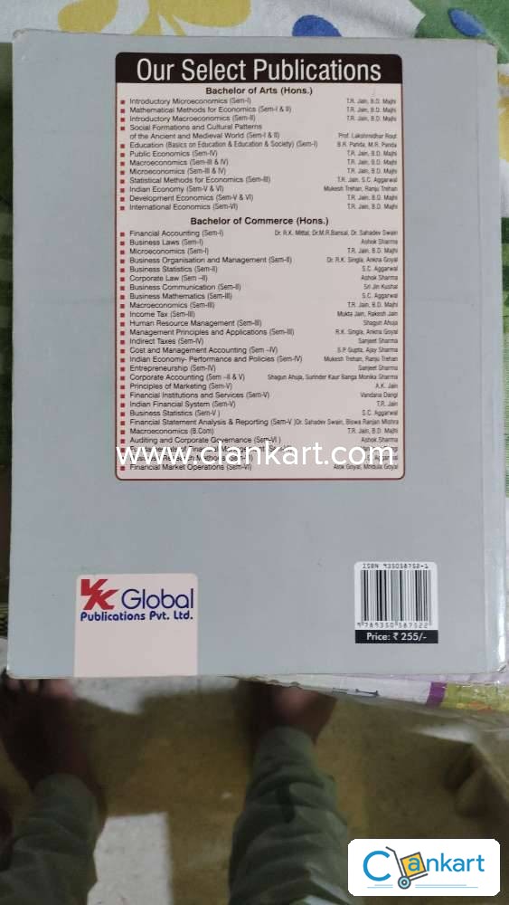 Buy 'BUSINESS LAWS For B.Com ( Honours)' Book In Excellent Condition At Clankart.com