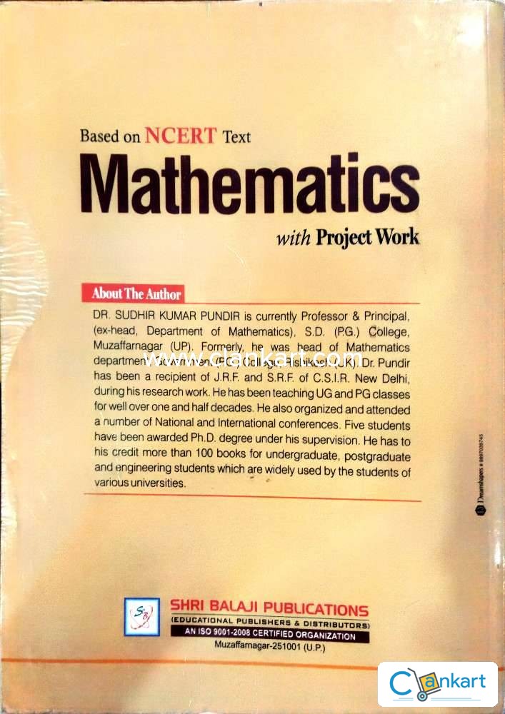 Buy 'MATHEMATICS' Book In Excellent Condition At Clankart.com