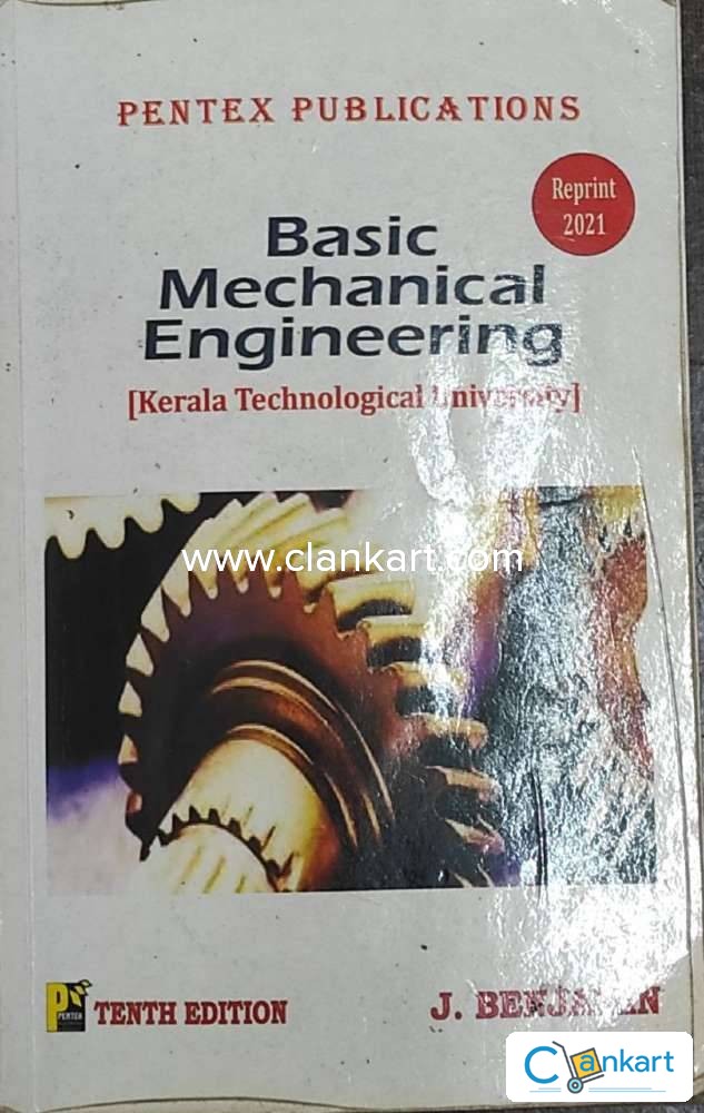 Buy 'Basic Mechanical Engineering' Book In Good Condition At Clankart.com