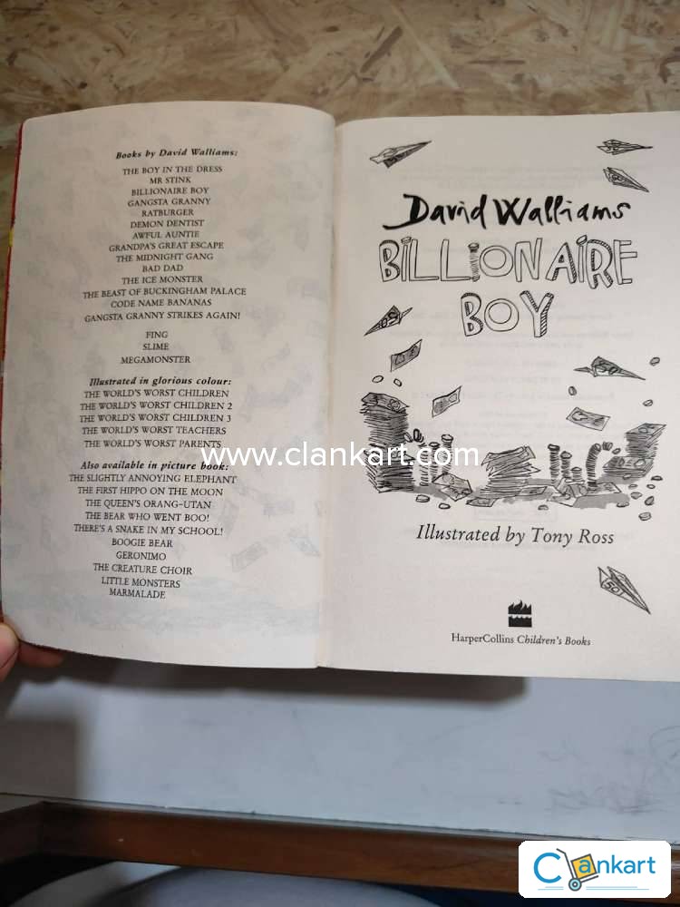 Buy 'Billionaire Boy' Book In Excellent Condition At Clankart.com