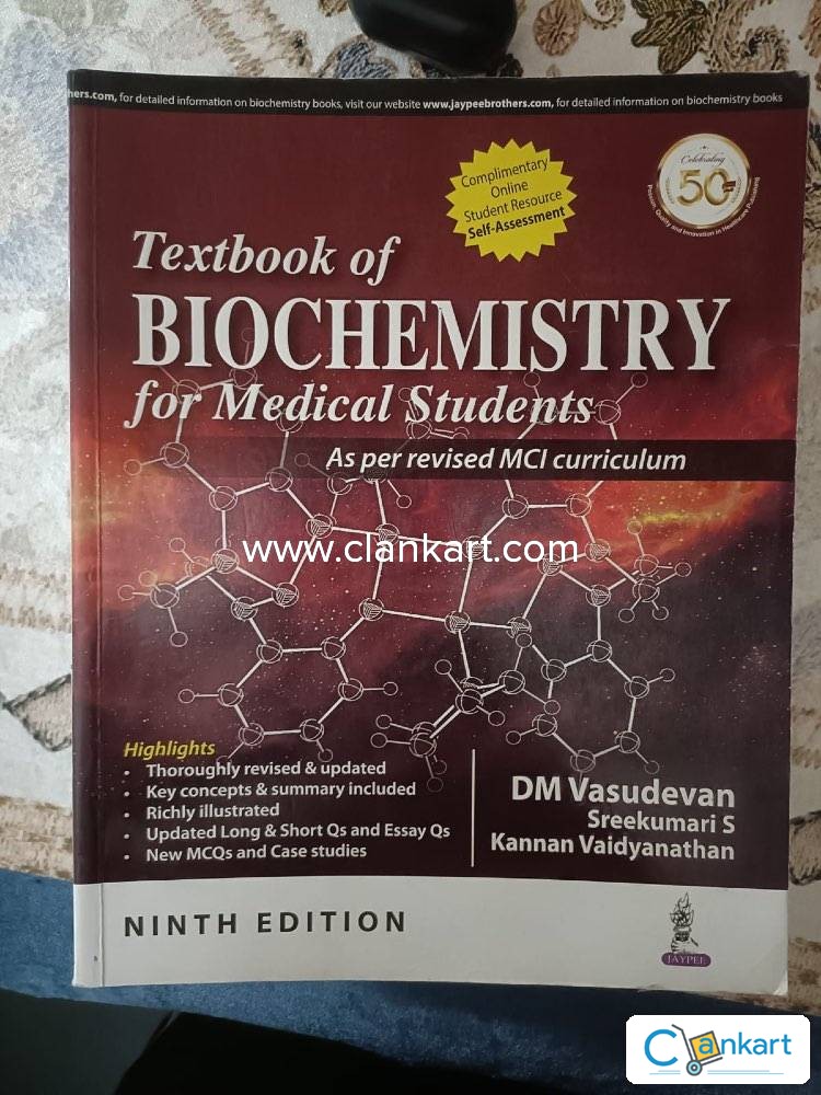 Buy 'Textbook Of Biochemistry For Medical Student' Book In Excellent ...