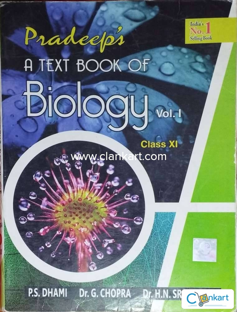 Buy 'Pradeep's A Text Book Of Biology For Class 11 - 2018-2019 Session ...