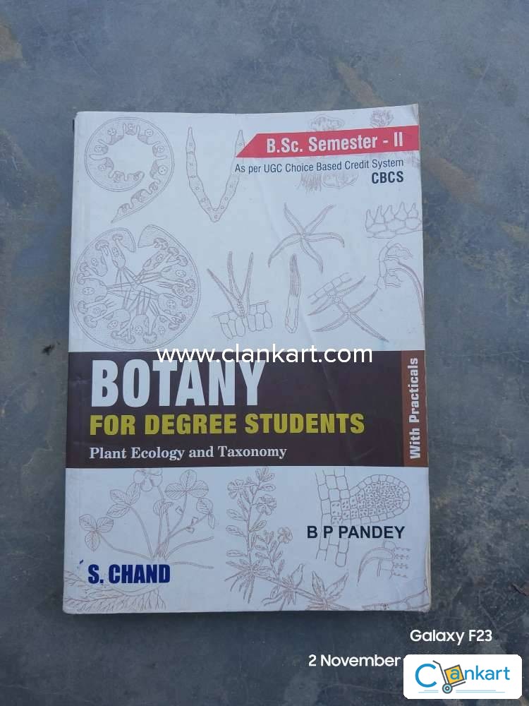 Buy 'Botany For Degree Students Semester-Ii' Book In Excellent ...