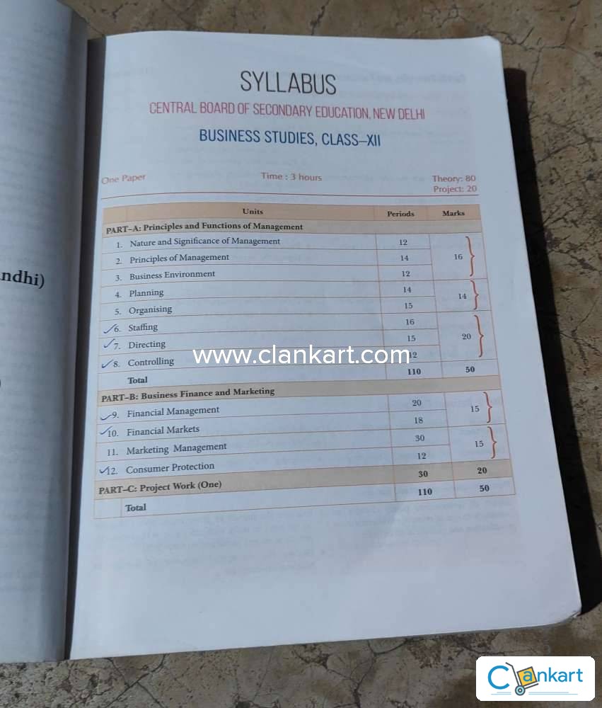 Buy 'Business Studies Poonam Gandhi Class 12' Book In Excellent ...
