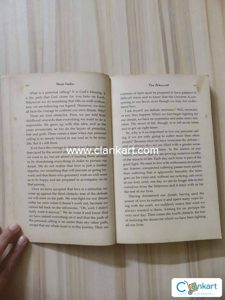 Buy 'The Alchemist' Book In Good Condition At Clankart.com