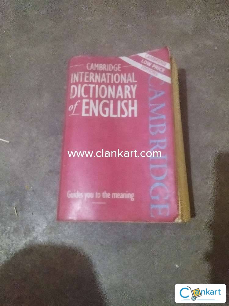 Buy 'Cambridge International Dictionary: English (Cambridge Low Price ...