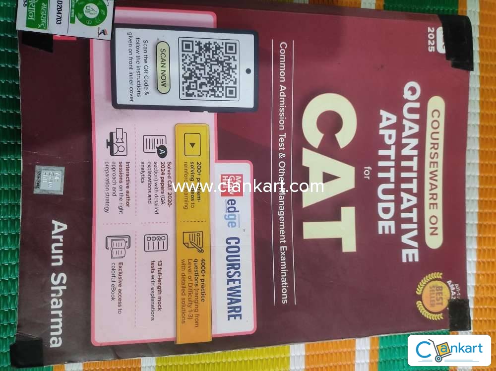 Buy 'CAT EXAM Quantitative Aptitude' Book In Excellent Condition At ...