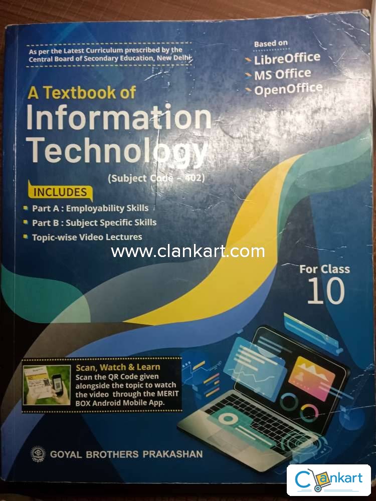 Buy 'A Textbook Information Technology (Code - 402) For Class 10 ...