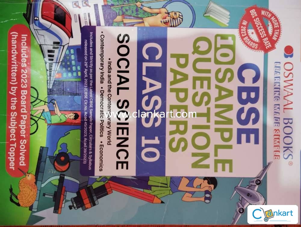 Buy 'Oswal Book Class 10th Social Science For Exam Preparation Of 2024 ...