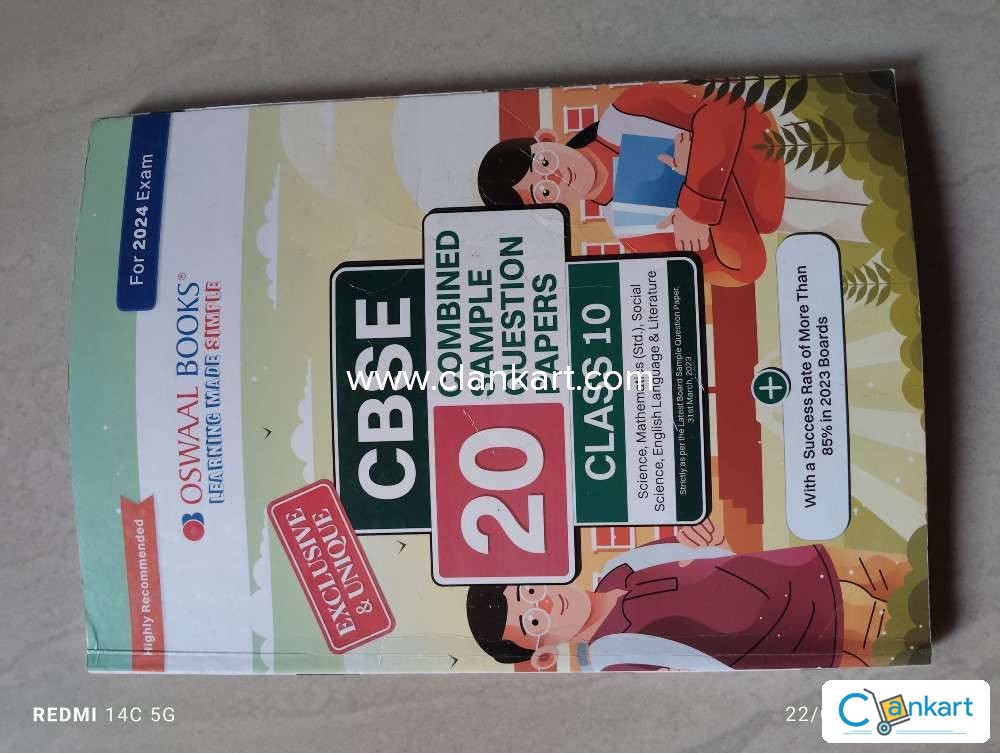 Buy 'CBSE 20 Combined Sample Question Papers Class 10 (For Board Exam ...