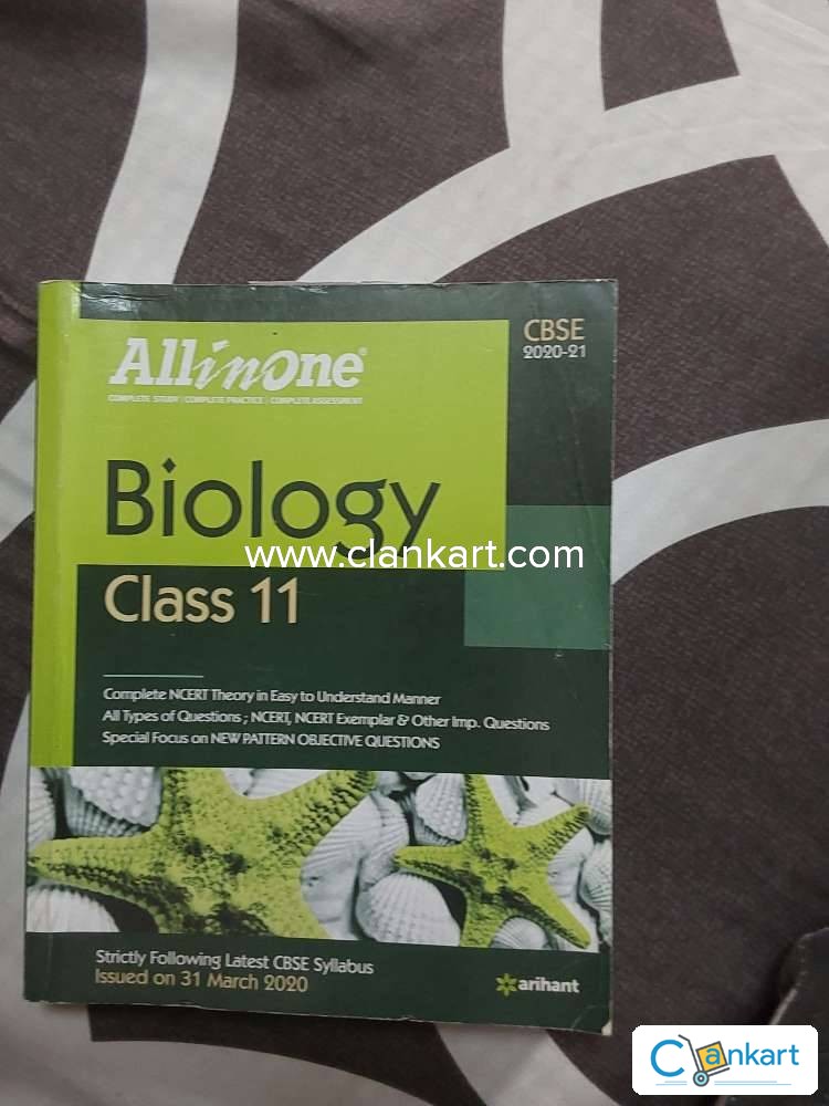 Buy 'CBSE All In One Biology Class 11 For 2021 Exam' Book In Excellent ...