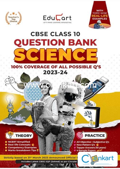 Buy 'Educart CBSE Class 10 Question Bank SCIENCE For 2023-2024' Book In ...
