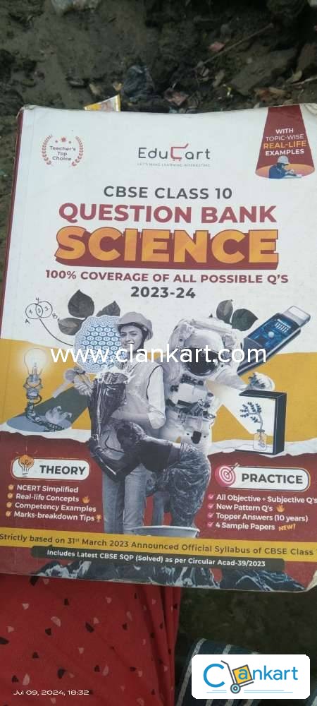 Buy 'Science Educart Question Bank' Book In Good Condition At Clankart.com