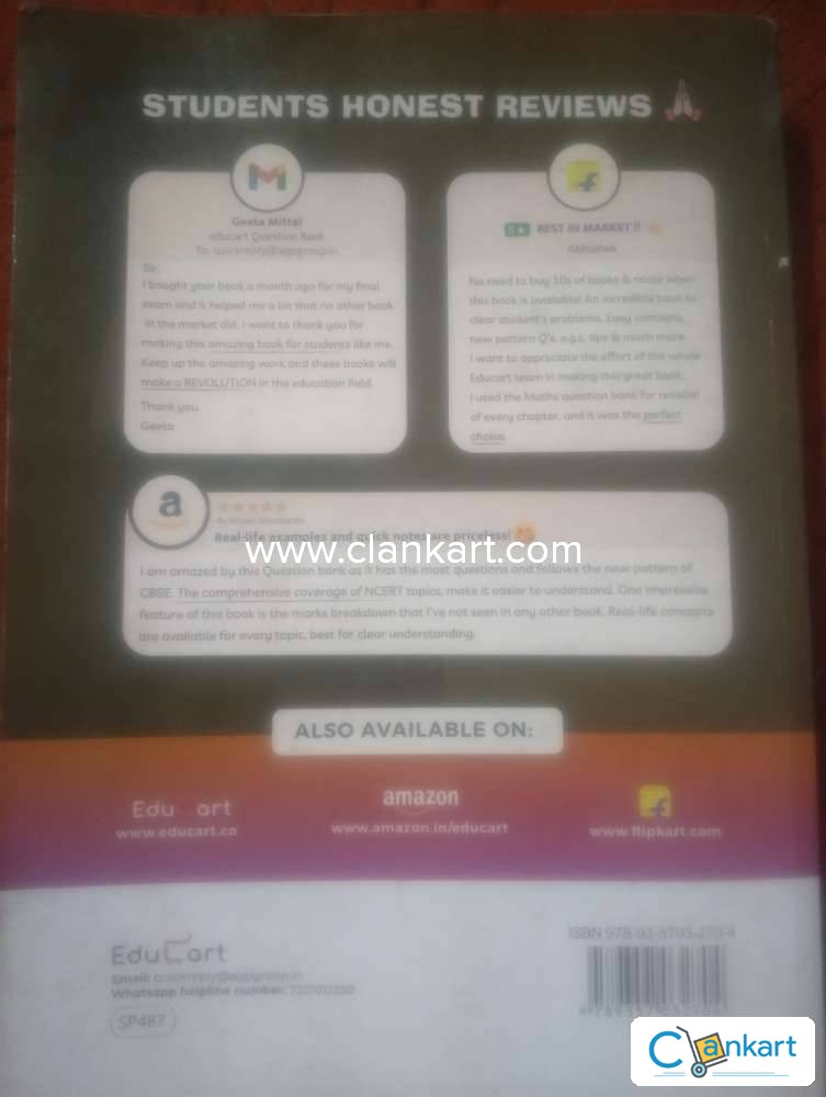Buy 'Educart CBSE Class 10 Question Bank SOCIAL SCIENCE For 2023-2024 ...