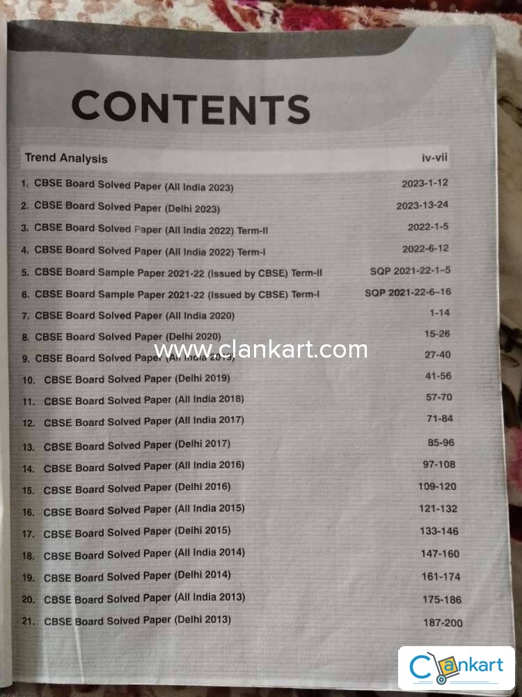 Buy 'CBSE CLASS 12 PHYSICS 11 YEARS PYQ.' Book In Excellent Condition ...