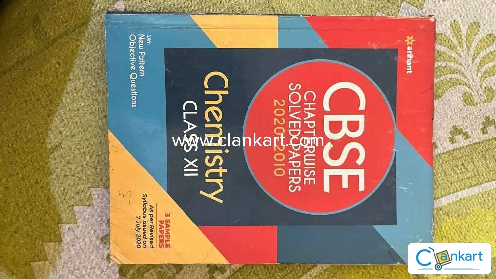 Buy 'CBSE Chemistry Chapterwise Solved Papers Class 12 For 2021 Exam ...