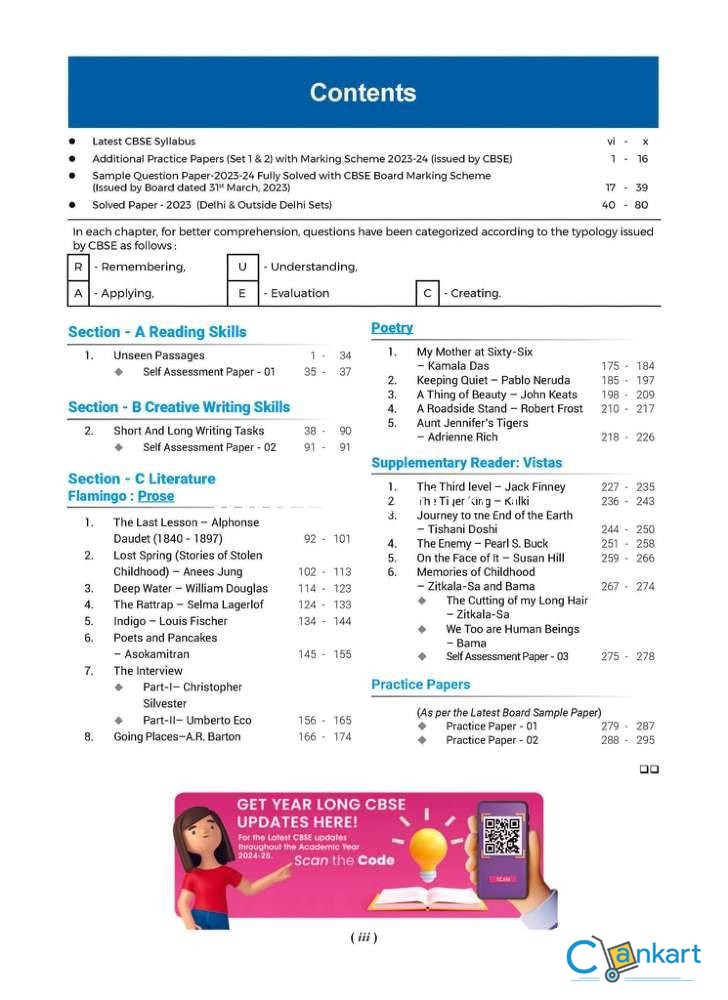 Buy 'CBSE Question Bank Class 12 English Core, Chapterwise And ... Buy 'CBSE Question Bank Class 12 English Core, Chapterwise And ...