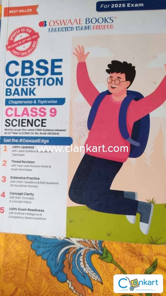 Buy 'Oswaal CBSE Question Bank Class 9 Science, Chapterwise And ...
