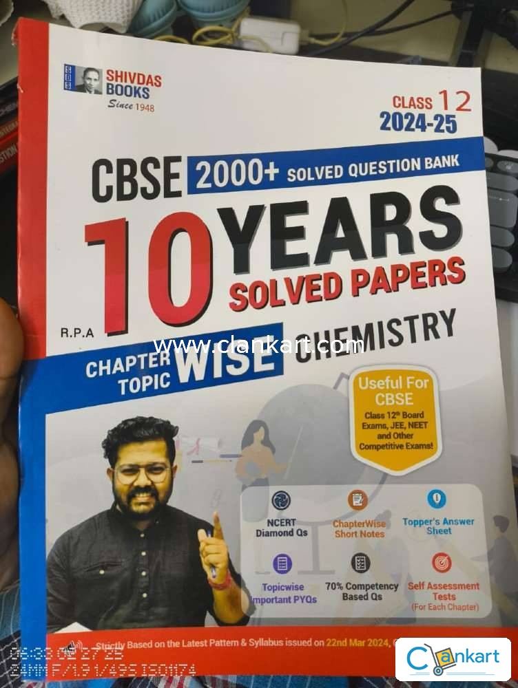 Buy 'CBSE Question Bank Chemistry Class 12' Book In Excellent Condition ...