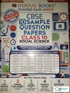 Buy 'Oswaal CBSE Sample Question Papers Class 10 Social Science Book ...