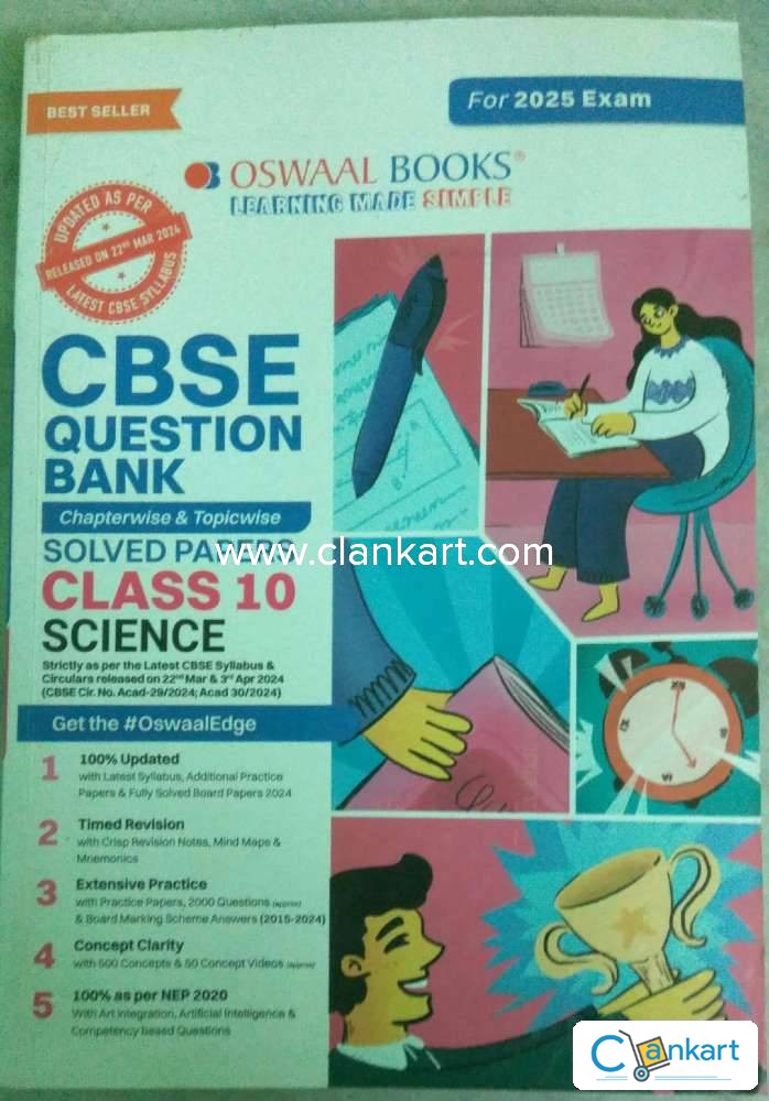 Buy 'Oswaal CBSE Question Bank Class 10 Science, Chapterwise And ...