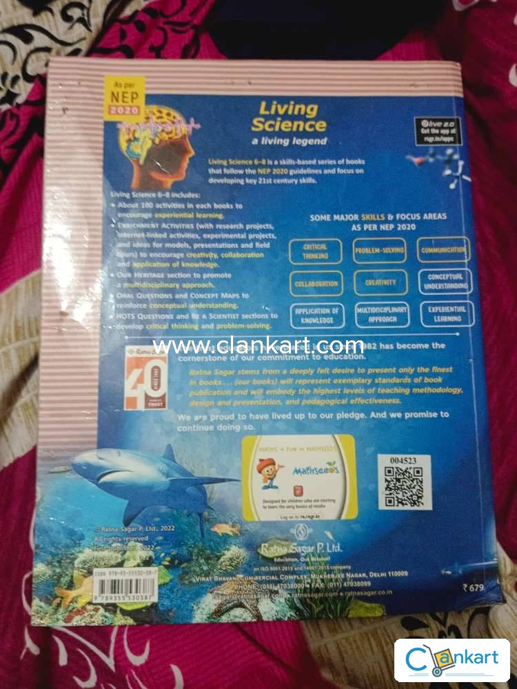 Buy 'Living Science' Book In Good Condition At Clankart.com