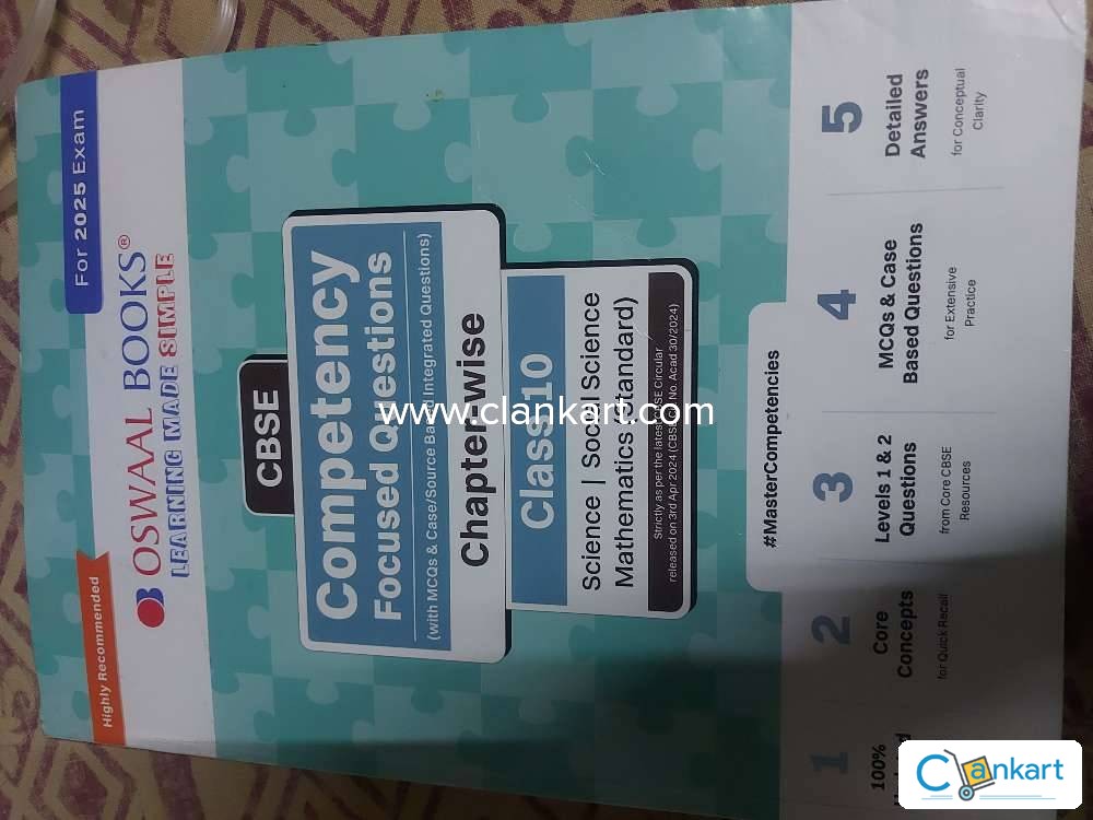 Buy 'CBSE Competency Focused Questions' Book In Excellent Condition At ...