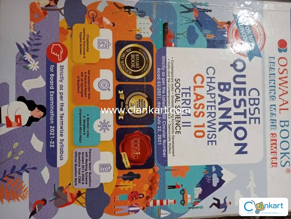 Buy 'Oswaal CBSE Question Bank Chapterwise For Term 2, Class 10, Social ...