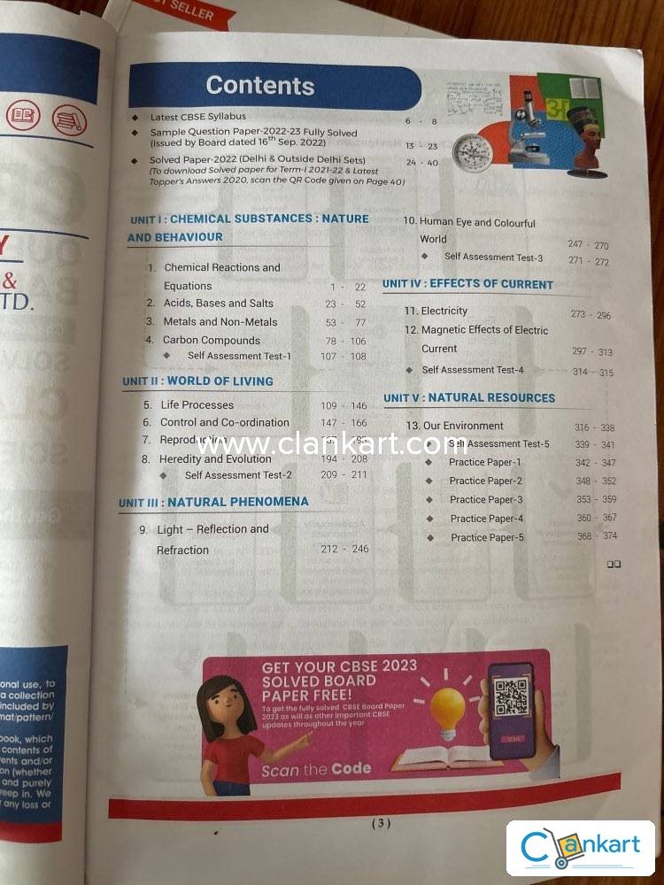 Buy 'Science Oswaal Cbse Class 10' Book In Excellent Condition At ...
