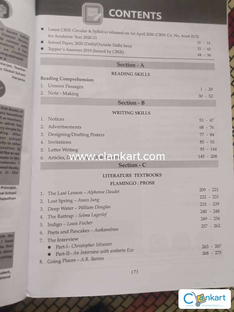 Buy 'English Question Bank' Book In Excellent Condition At Clankart.com
