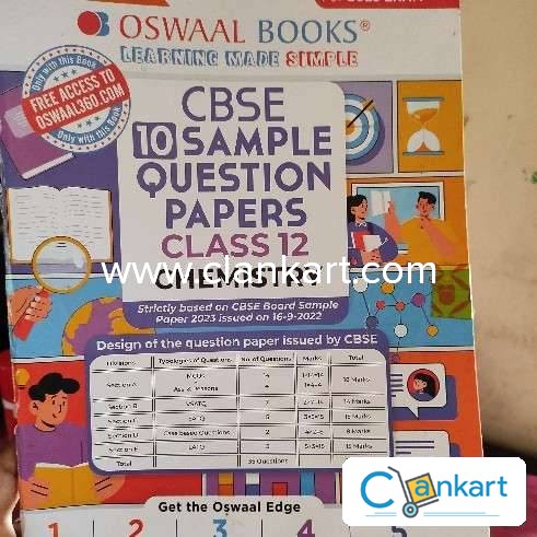 Buy 'Oswaal CBSE Sample Question Papers Class 12 Chemistry For 2023 ...