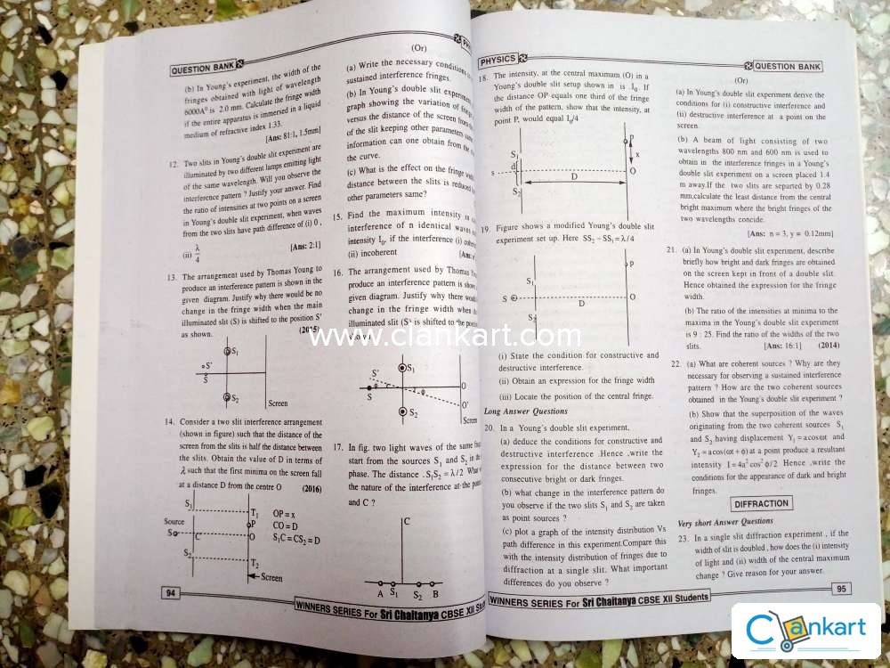 Buy 'Physics Question Bank' Book In Excellent Condition At Clankart.com