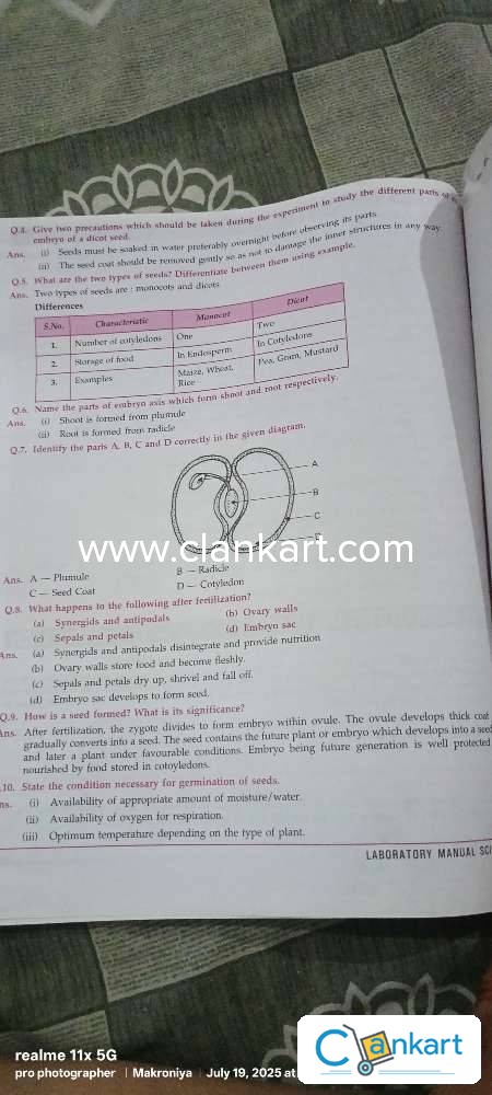 Buy 'Science Laboratory Book' Book In Excellent Condition At Clankart.com
