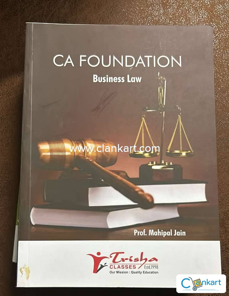 Buy 'BUSINESS LAW' Book In Excellent Condition At Clankart.com