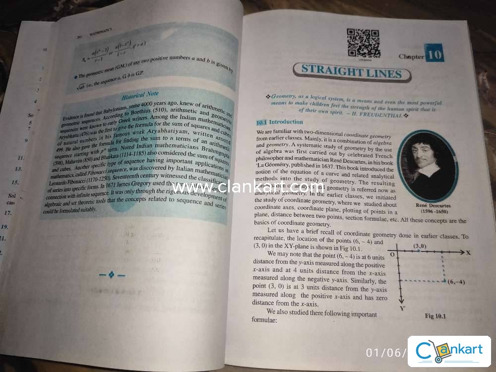 Buy 'Mathematics Textbook For 11th' Book In Good Condition At Clankart.com