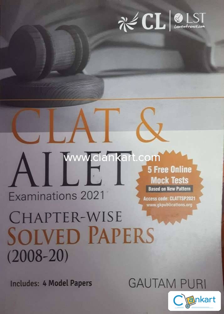 Buy 'Clat & Ailet 2021 Chapter Wise Solved Papers 2008-2020' Book In ...