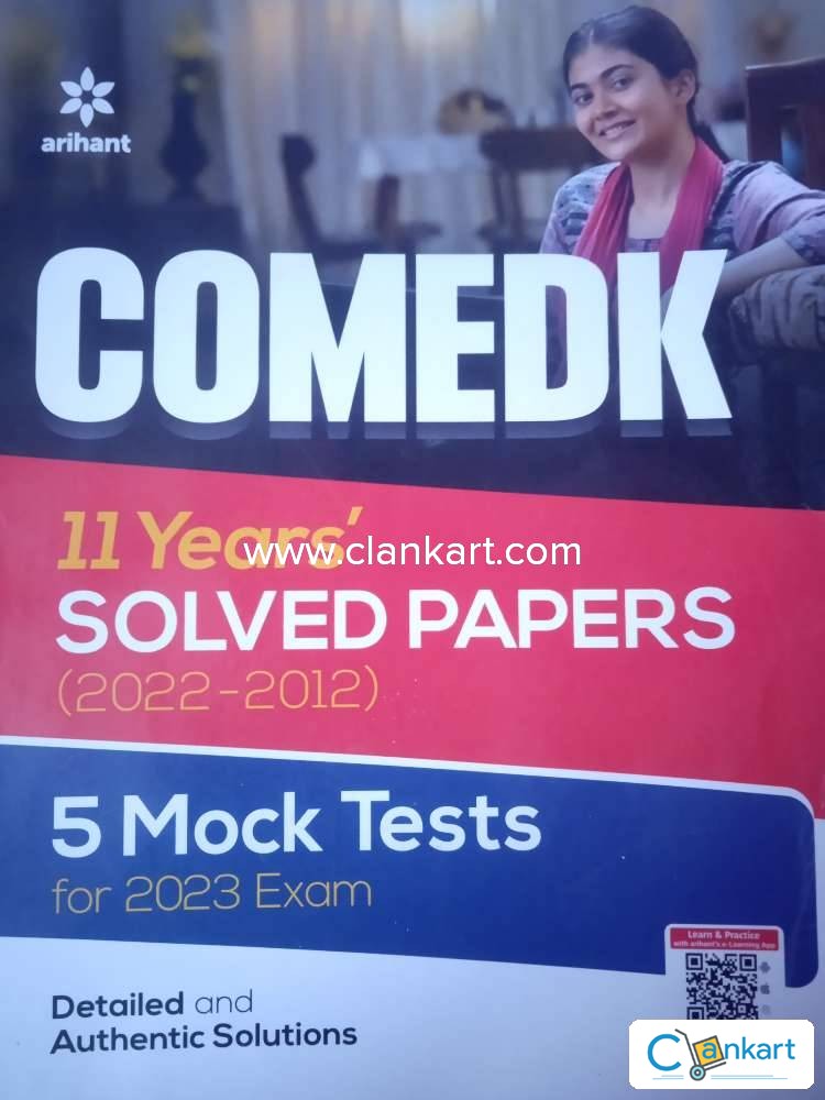 Buy 'COMEDK 10 Years Solved Papers (2022-2012) 5 Mock Tests For 2023 ...