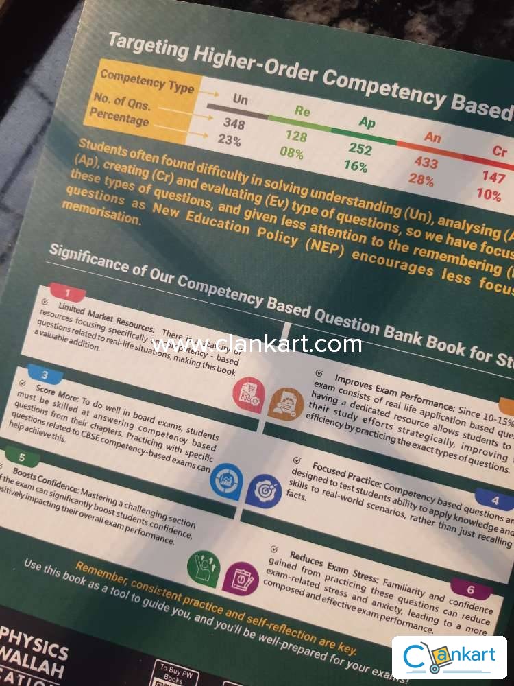 Buy 'PW- COMPETENCY BASED QUESTION BANK (SCI, MATH, SOC)' Book In ...