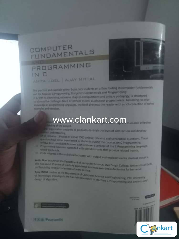 Buy 'Computer Fundamentals And Programming In C' Book In Excellent ...