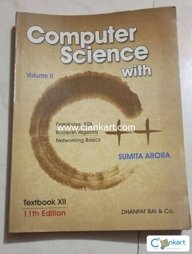Buy 'Computer Science With C++ Class : XII (Set Of 2 Vols)' Book In ... Buy 'Computer Science With C++ Class : XII (Set Of 2 Vols)' Book In ...