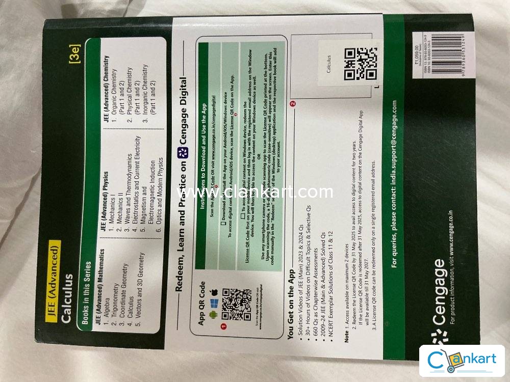 Buy 'Calculus Jee Advanced' Book In Excellent Condition At Clankart.com