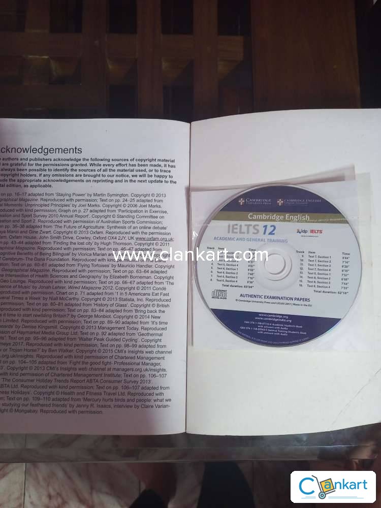 Buy 'IELTS 12 Academic' Book In Good Condition At Clankart.com