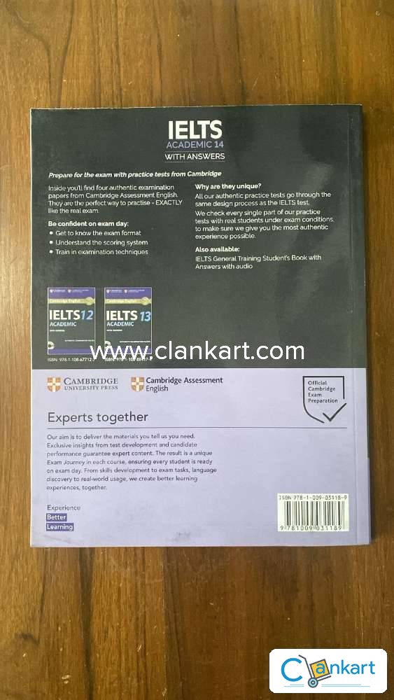 Buy 'Cambridge IELTS 14 Academic Student's Book With Answers With Audio ...