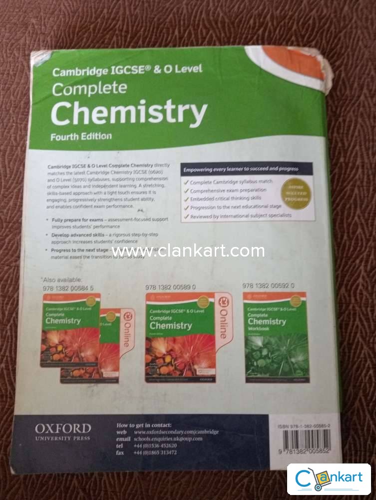 Buy 'NEW Cambridge IGCSE & O Level Complete Chemistry: Student Book (Fourth Edition)' Book In ...