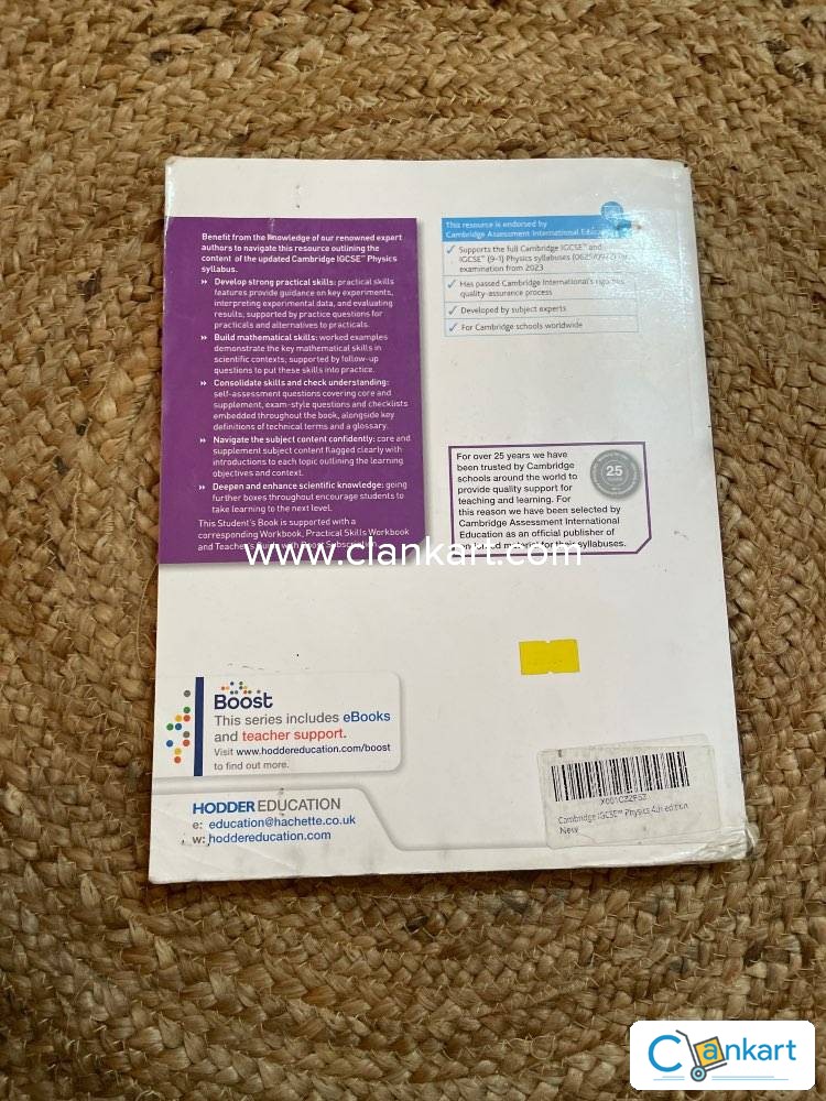 Buy 'Cambridge IGCSE™ Physics 4th Edition' Book In Excellent Condition ... Buy 'Cambridge IGCSE™ Physics 4th Edition' Book In Excellent Condition ...